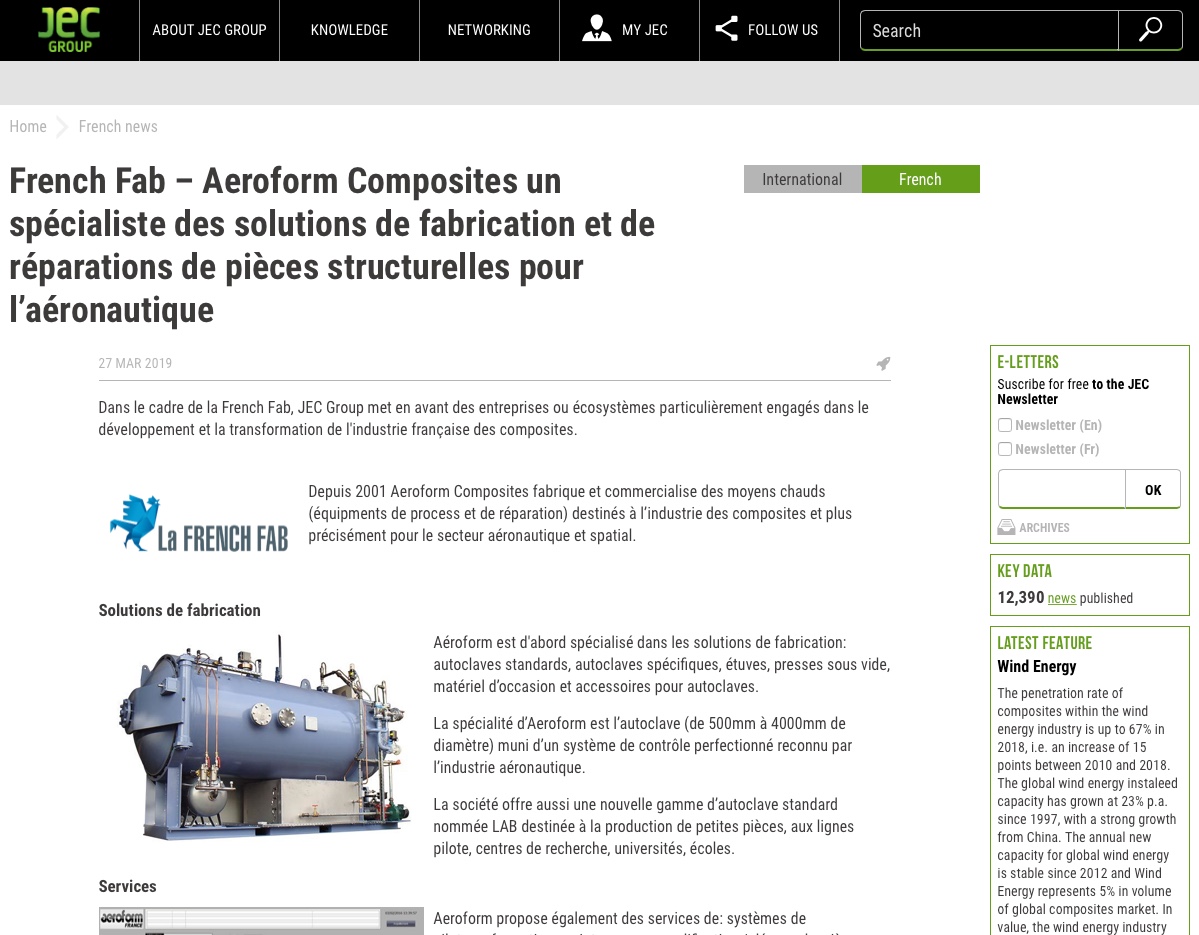 French Fab - Aeroform Composites